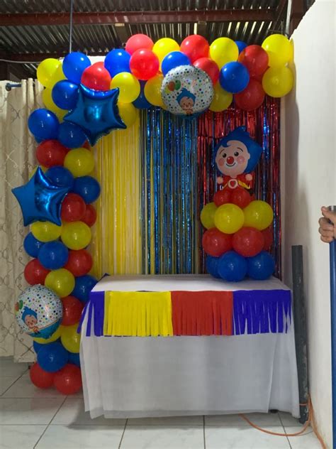 Decoración de globos temática plim plim Ideas Decoracion Cumpleaños