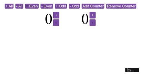 Redux Example Codesandbox
