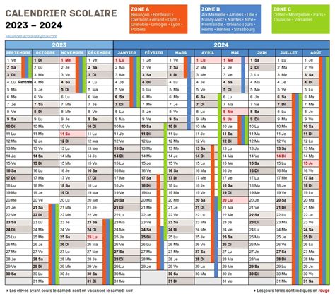 Calendrier Scolaire Dates Officielles Des Off