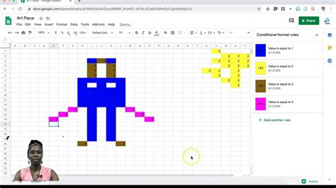 Making Pixel Art In Google Sheets Youtube