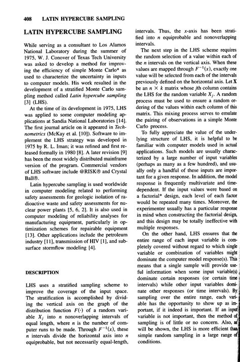 pdf latin hypercube sampling