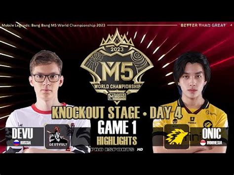 Deus Vult Vs Onic Game Highlights M World Championship Knockout
