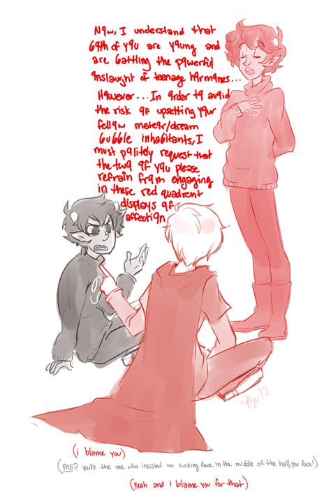 Kankri Found Them Kissing Homestuck Ancestors Homestuck Comic