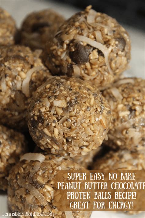 Easy No Bake Oatmeal Chocolate Peanut Butter Protein Balls Recipe
