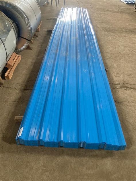 STEEL Color Coated Light Blue JSW Colouron Plus Roofing Sheet At Rs 70