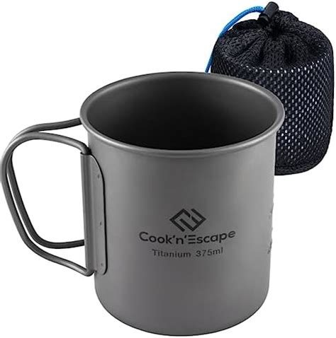 Amazon KERMANDO Titanium Cup 700 Ml Capacity Lightweight And