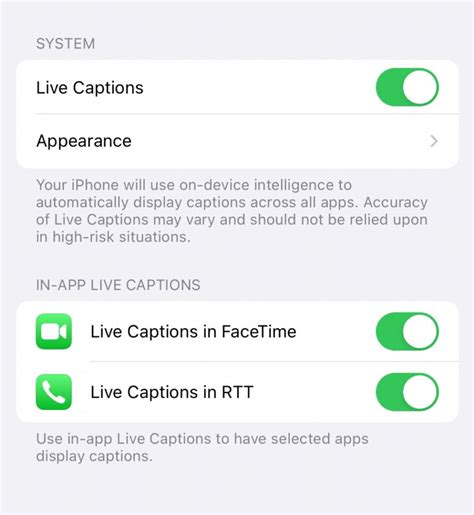How To Quickly Enable Live Captions On Apple Iphone Running Ios