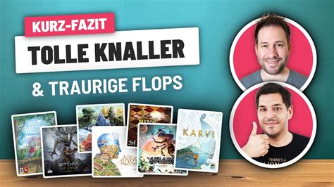 Völlig überraschende Brettspiel Neuheiten im Kurzfazit YouTube