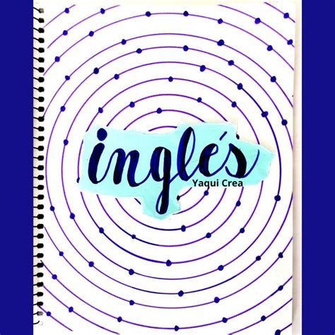 Portadas para cuaderno de inglés fáciles y bonita Artofit