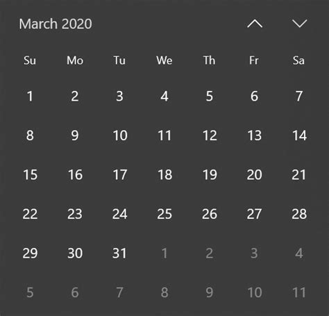 Javascript Getting All 42 Days That Appear On A Calendar Month In A