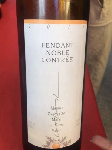 Maurice Zufferey Fendant Noble Contrée Vivino US