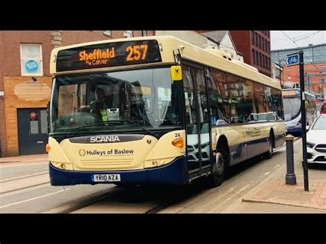 Hulleys Of Baslow Bus Number 24 On 257 From Bakewell To Sheffield YouTube