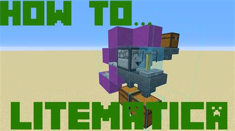 How To Add A Schematic To Litematica Using Litematica Schema