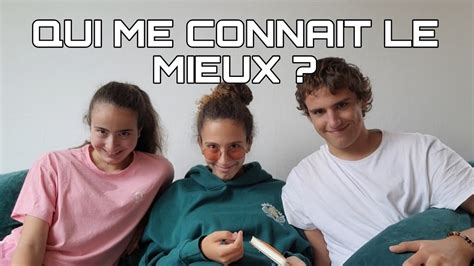 QUI ME CONNAIT LE MIEUX YouTube
