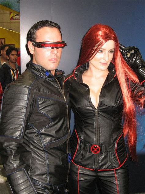 Big Red And Umm Cyclops Jean Grey Costume Cosplay Outfits Couples Costumes