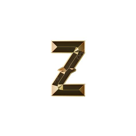 Letter Z 3d PNG Letter Z 3d Gold Text Effect Number Text Effect