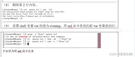 linux实验五sed和awk