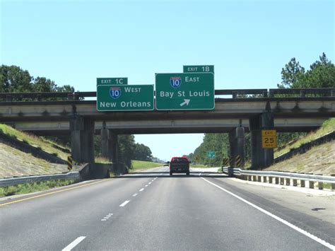 Louisiana Interstate Southbound Cross Country Roads