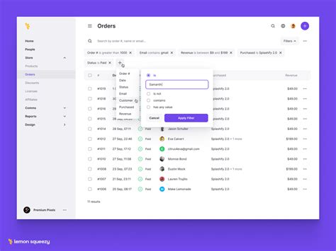 Table Filters Filters Dashboard Design Web Ui Design