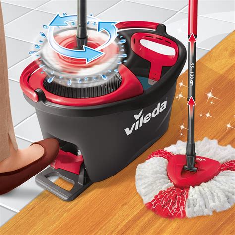 Vileda Easy Wring And Clean Turbo Mop And Bucket Set Home Furniture