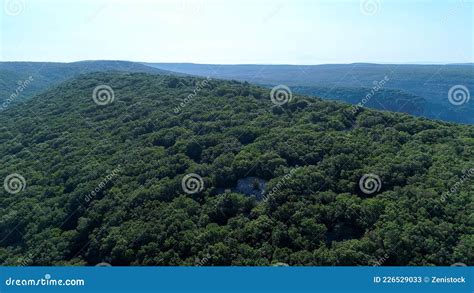 Les Gorges De L ardèche En France Vue Aérienne Image stock Image du