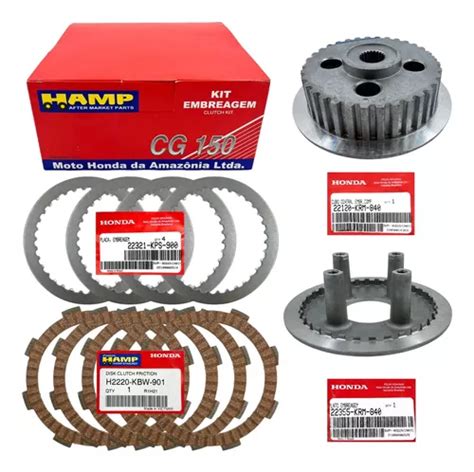 Kit Embreagem Titan Bross Fan150 Original Honda Garantia