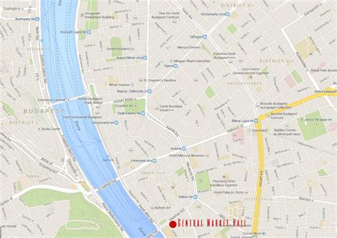 Mappa Budapest Centro Cartina Geografica Mondo