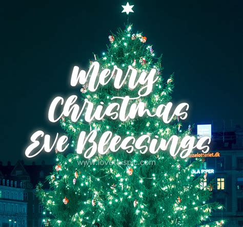 Big Green Tree Merry Christmas Eve Blessings Pictures Photos And