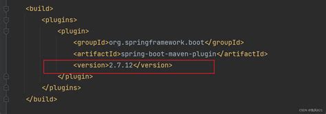 spring boot maven plugin爆红 springbootmavenplugin报红 csdn博客