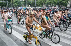 FOTOGALERÍA RODADA NUDISTA EN LA CDMX Máspormás