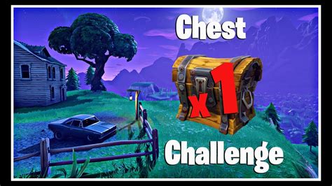Fornite One Chest Challenge Fortnite Battle Royale YouTube