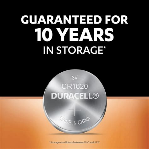 Duracell Specialty 1620 Lithium Coin Battery 3V Duracell IN