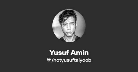 Yusuf Amin Twitter Instagram Facebook TikTok Linktree
