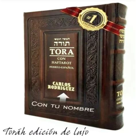 Torah Hebreo Español Edicion De Lujo Pentateuco Para Regalar Cuotas