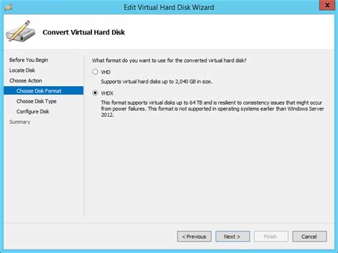 Hyper V How To Convert Vhd To Vhdx