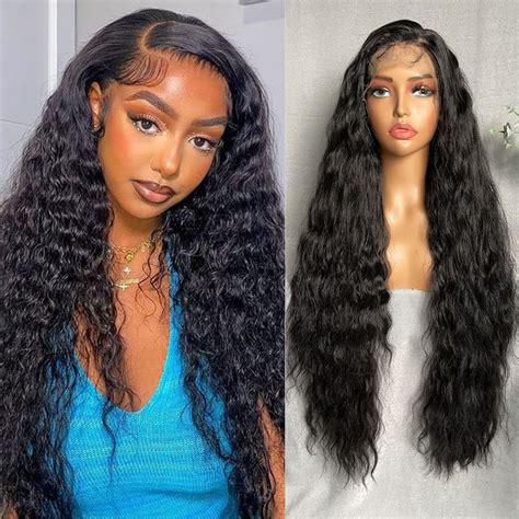 Amazon Soku X Lace Frontal Water Wave Wigs With Baby Hair