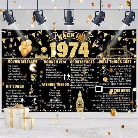 Zercart Th Birthday Black Gold Party Decorationlarge Back In