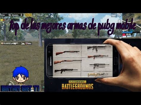 Top De Las Mejores Armas De Pubg Mobile Youtube