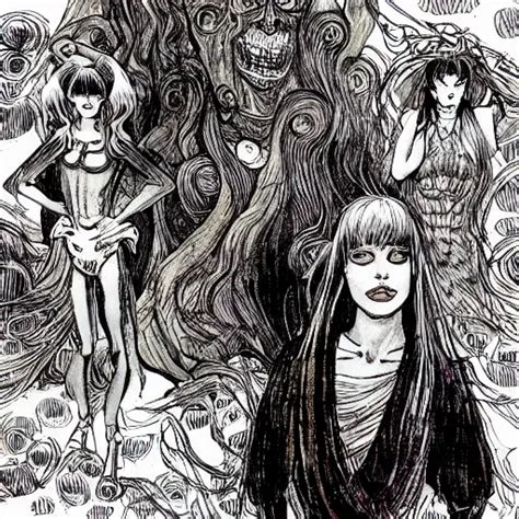 Rebecca Guay Illustrates Comic By Junji Ito Stable Diffusion Openart