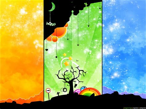 Fondos de pantalla ilustración naturaleza collage cielo Obra de