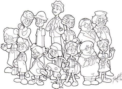 Desenho De Personagens Da Vila Do Chaves Para Colorir