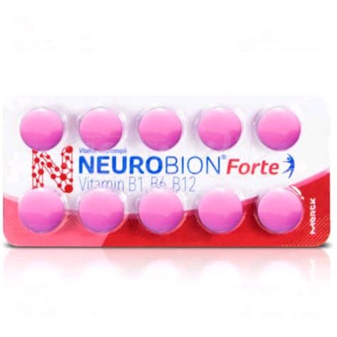 Jual NEUROBION FORTE 1 STRIP 10 TABLET VITAMIN B1 B6 B12 NUROBION