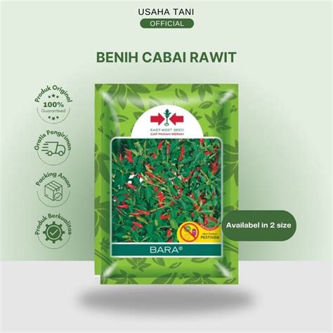 Jual Benih Biji Cabe Rawit Bara Cap Panah Merah Shopee Indonesia