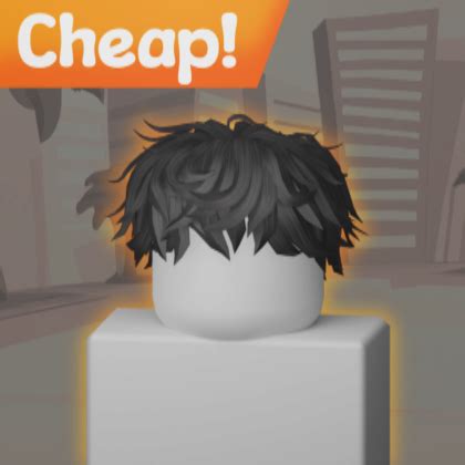 CHEAP Black Messy Hair V3 Roblox Item Rolimon S