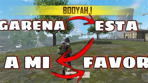 GARENA ESTÁ A MI FAVOR MI PRIMERA PARTIDA EN FREE FIRE 1vs1 YouTube