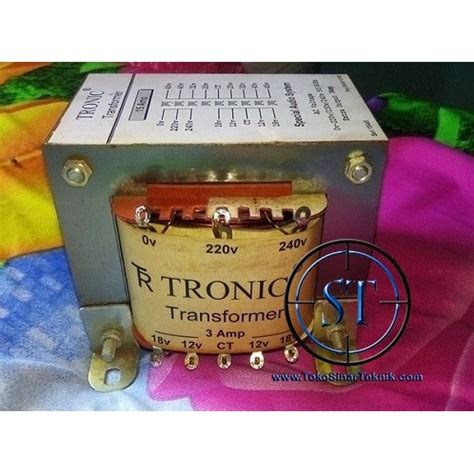 Jual Trafo Tronic 15A Seri 15A CT 45V CT 12 18V Transformer Travo