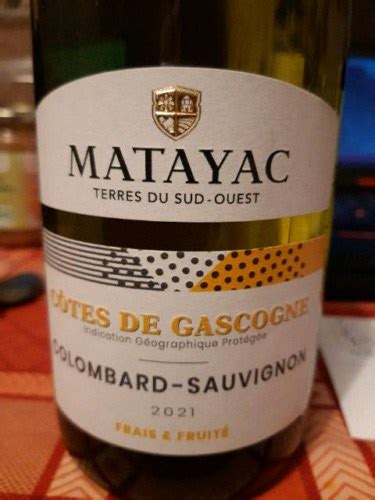 Matayac Colombard Sauvignon Vivino