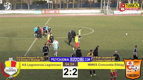 tv nsk pl NA ŻYWO KS Legionovia Legionowo MMKS Concordia Elbląg