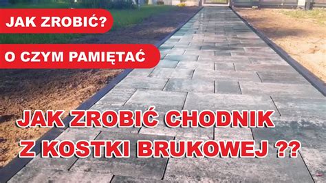 Kostka brukowa Jak ułożyć chodnik z kostki brukowej YouTube