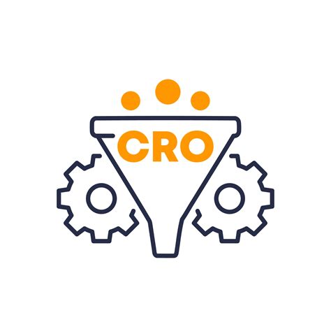 Cro Icon Conversion Rate Optimization Vector Vector Art At